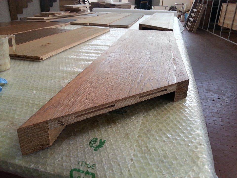 coperture di scale e gradini su misura in parquet