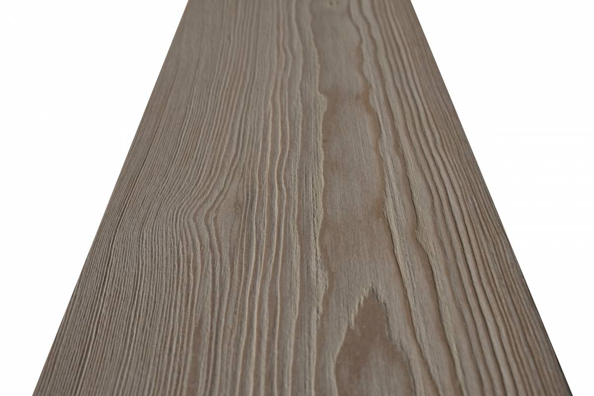 Parquet in tavole di larice color ghiaccio
