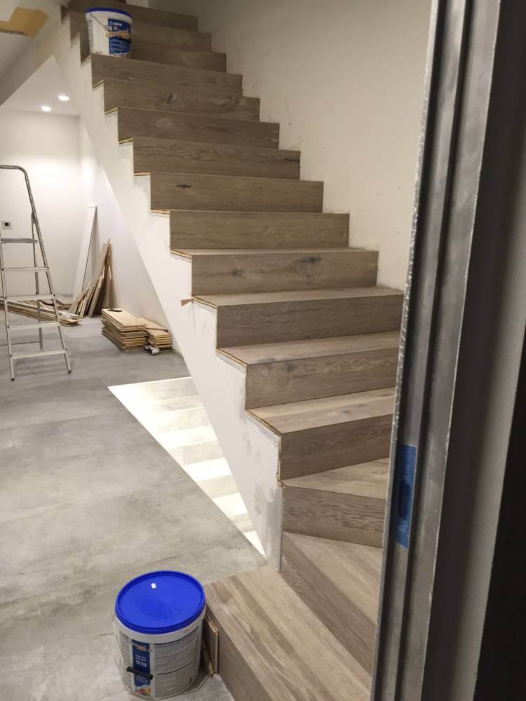 Coperture gradini scale legno parquet